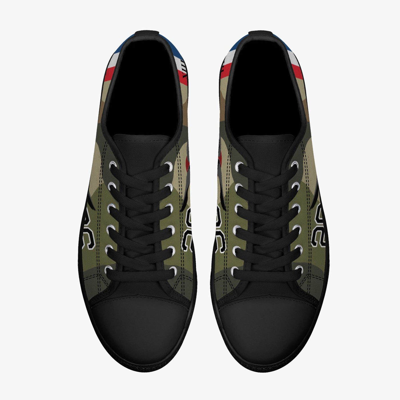 SPAD XIII of Lt. Frank Luke Low Top Canvas Shoes