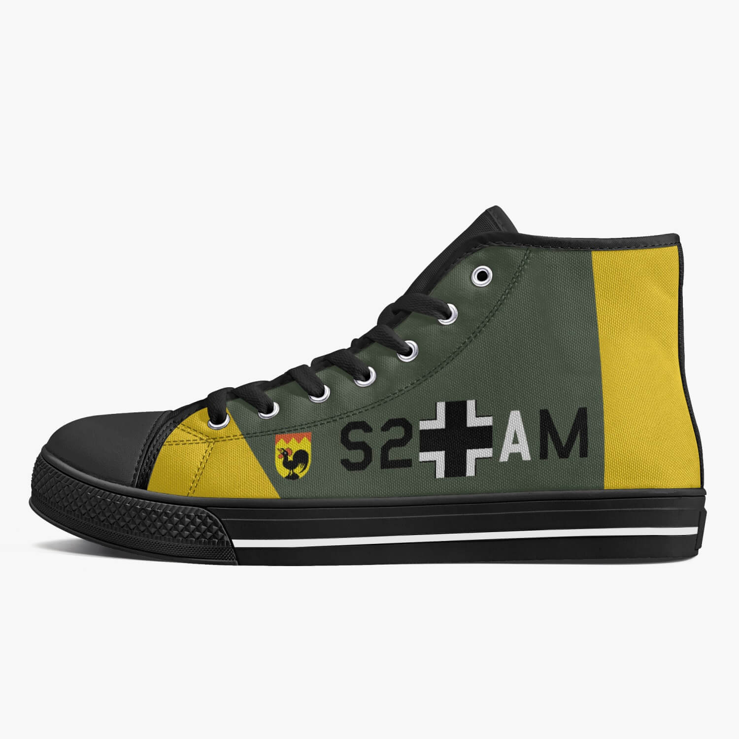 Ju-87 "Stuka" High Top Canvas Shoes