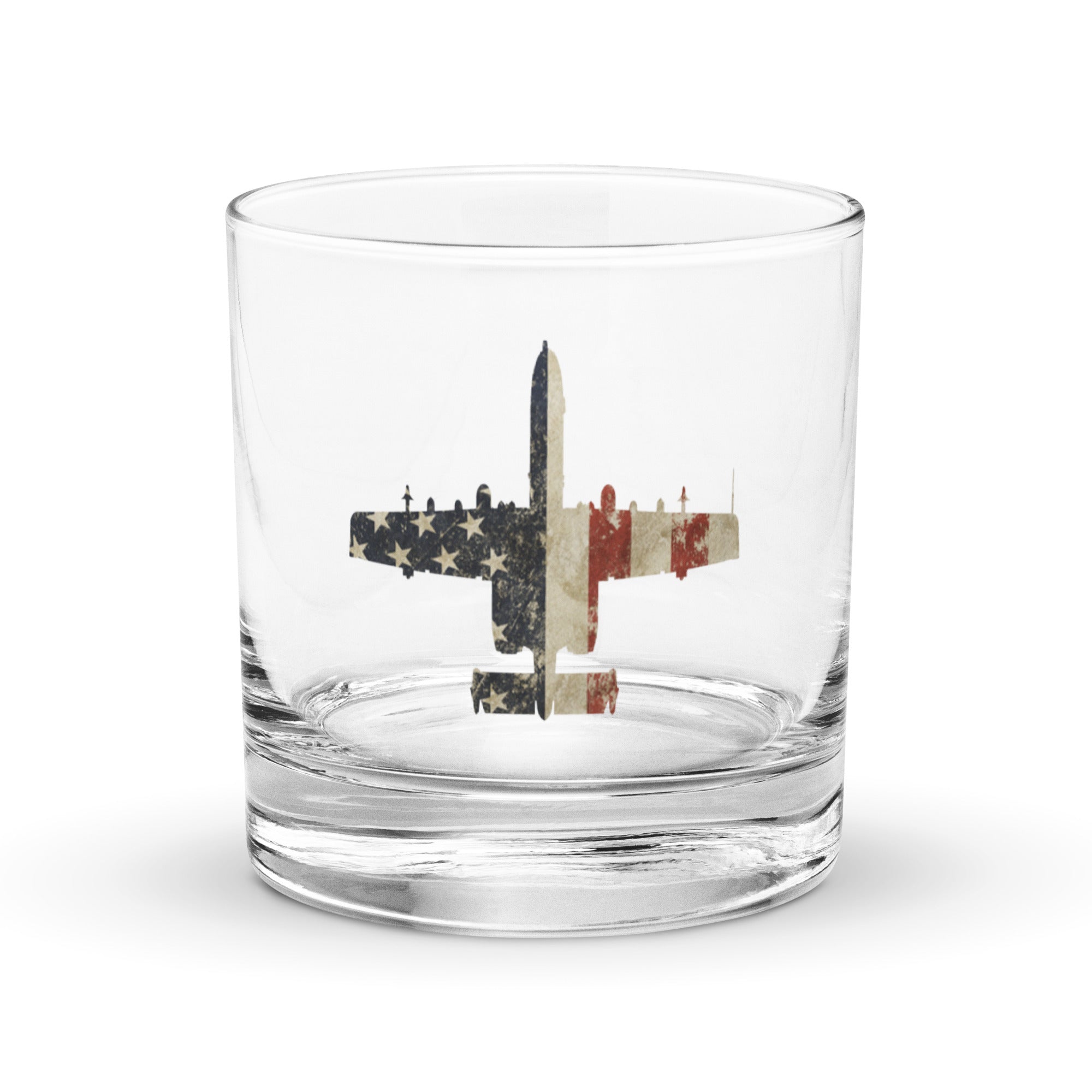 A-10 Thunderbolt II Rocks Glass