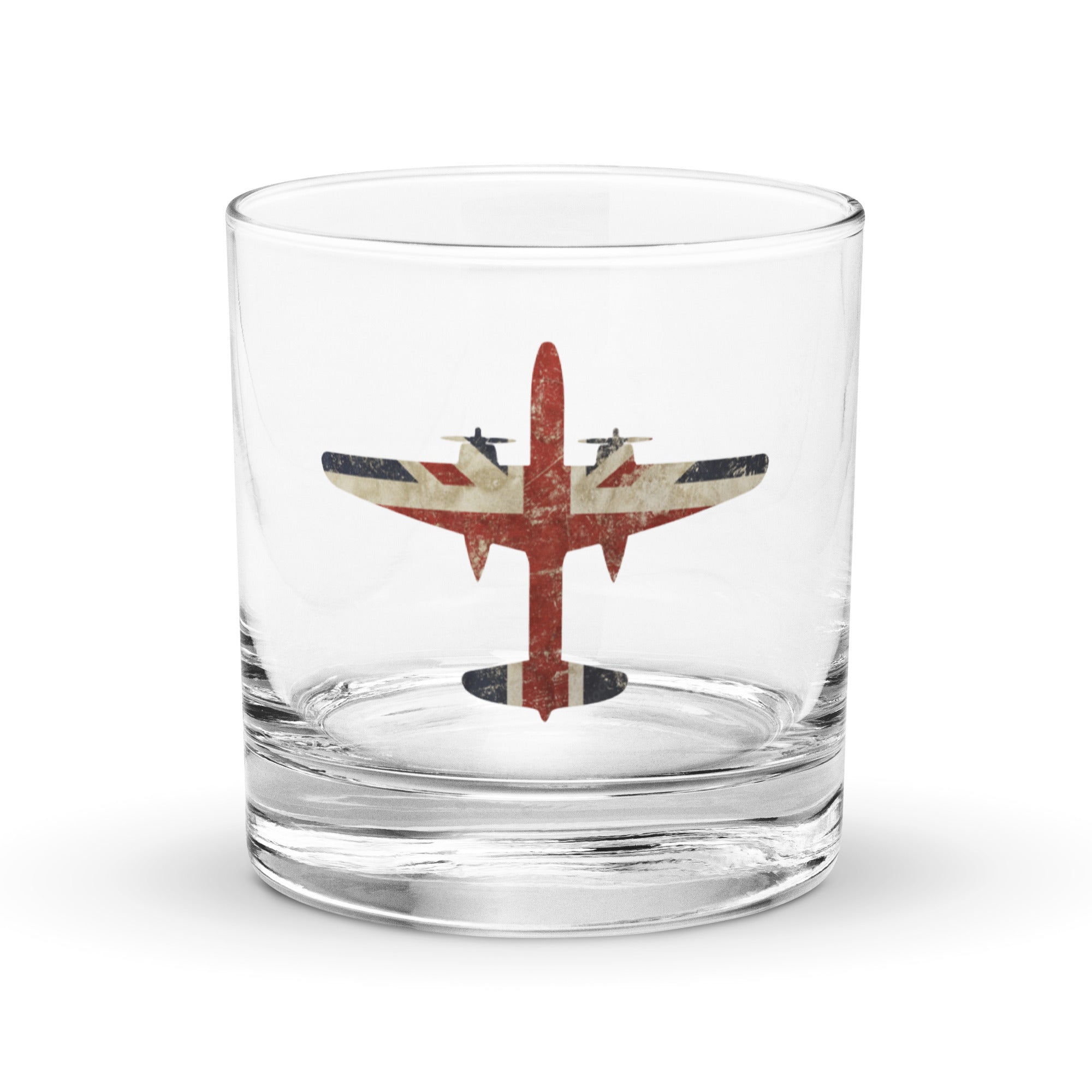 A-20 Havoc Union Jack Rocks Glass | I Love a Hangar