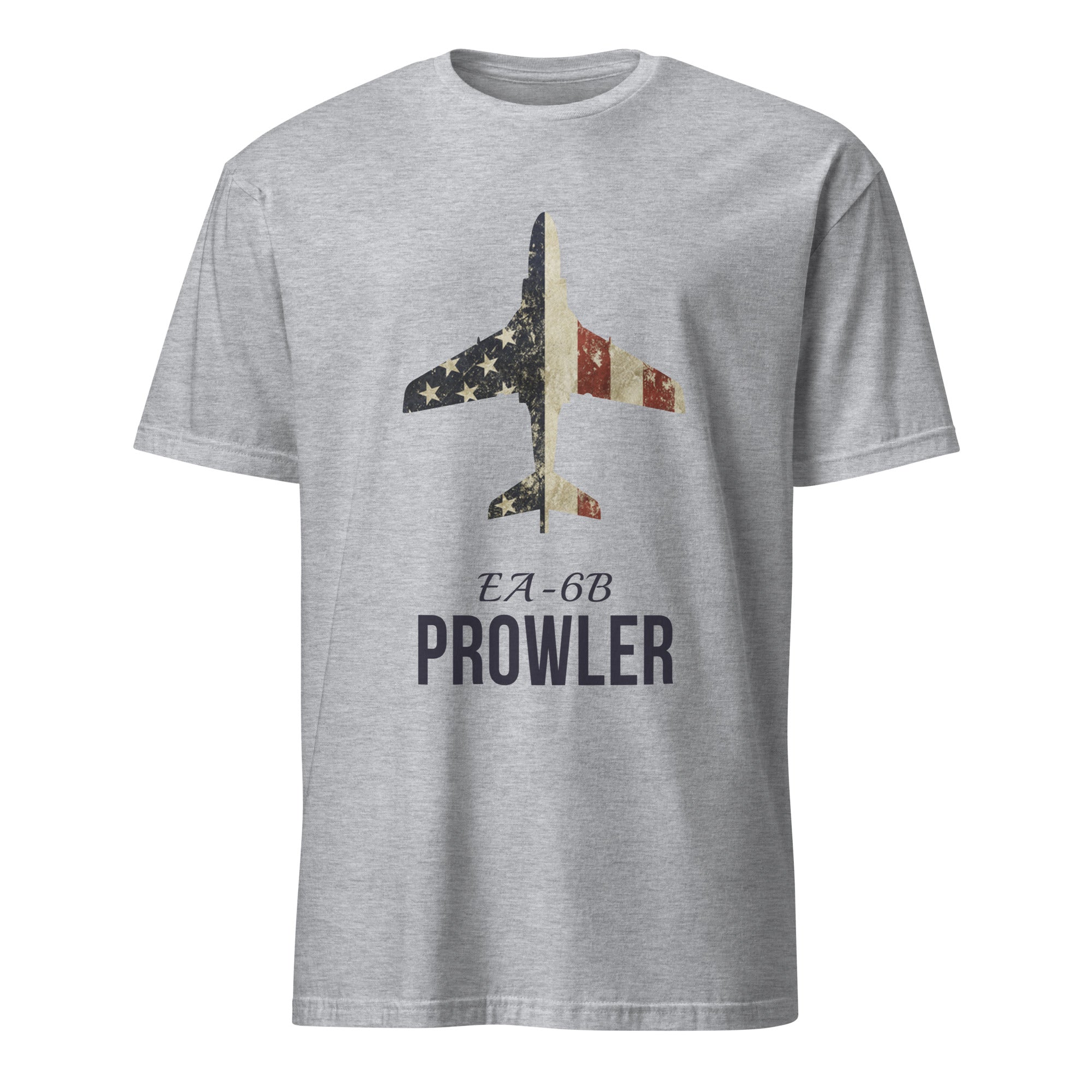 EA-6B Prowler & Stars and Stripes Short-Sleeve Unisex T-Shirt